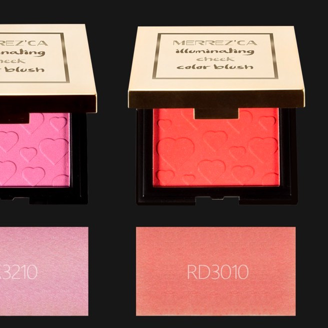 บรัชออนเมอเรสก้า ปัดแก้มหน้าใส Merrezca illuminating cheek blush ...