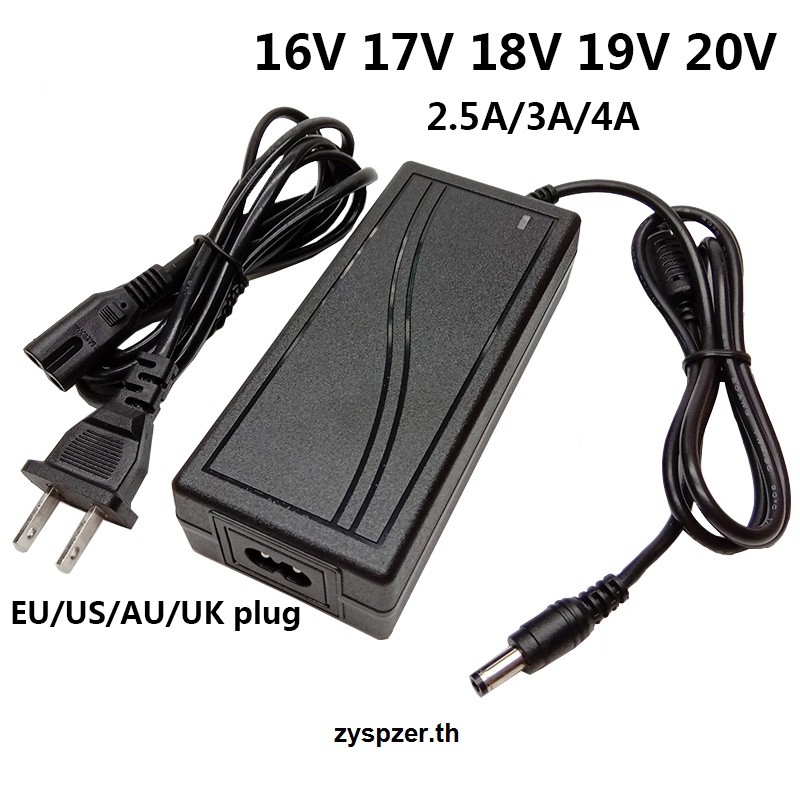 16V 17V 18V 19V 20V Universal Ac To Dc อะแดปเตอร์แปลงพาวเวอร์ซัพพลาย 16 โวลต์ 2.5A 2500Ma 3A 4A ...