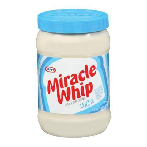 คราฟท์มิราเคิลแส้ไลท์ 15 ออนซ์ Kraft Miracle Whip Light Dressing. 443 ...