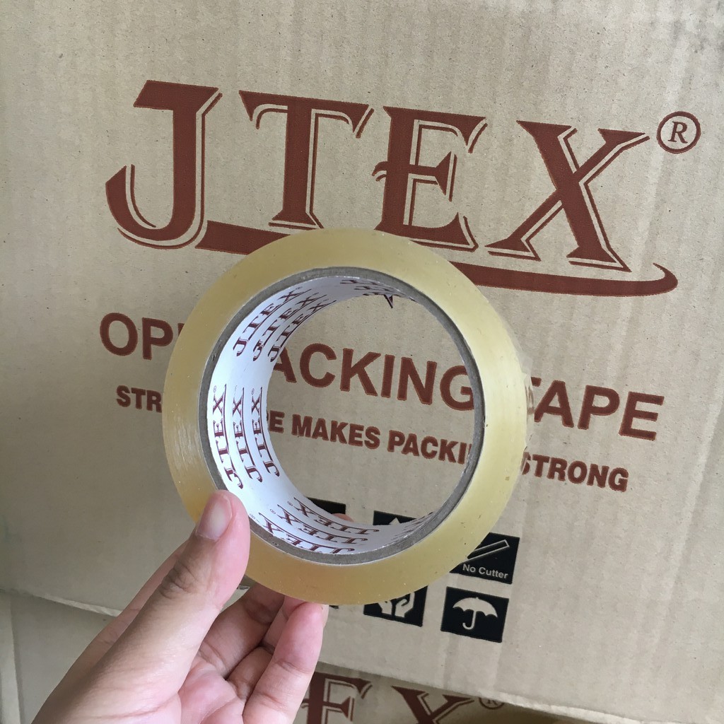 เทปใส เทปกาว JTEX กว้าง 2 นิ้ว ยาว 100 หลา | Shopee Thailand