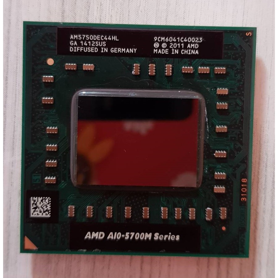 CPU AMD A10 5700M Series Socket FS1 CPU 4M Cache 2.5GHz Quad Core ...