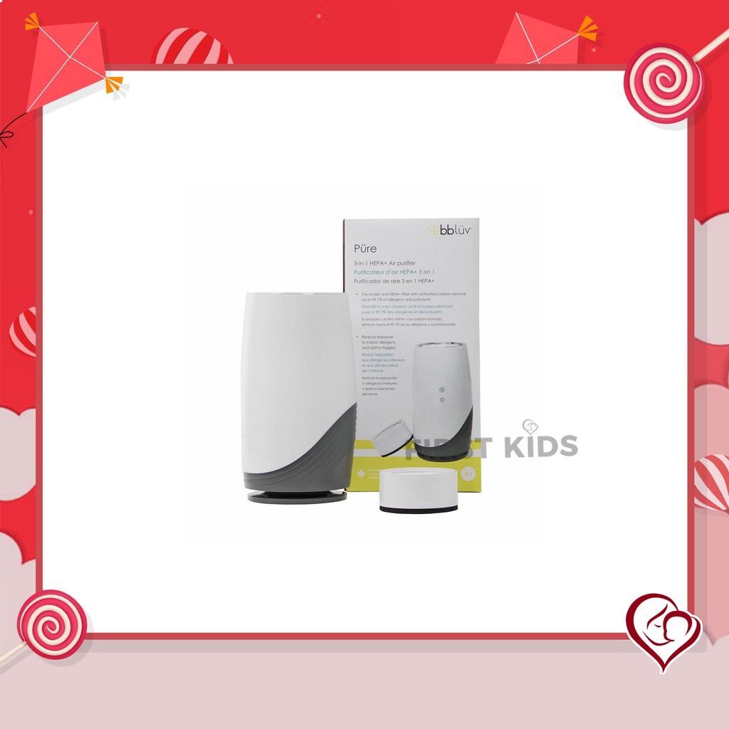 เครื่องฟอกอากาศ BBLuv Pure 3 in 1 True Hepa+ พร้อมการกรองแบบแอคทีฟ ...