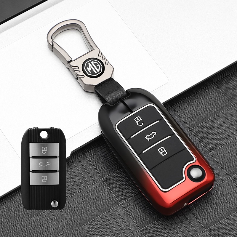 Zobig เคสกุญแจรีโมตรถยนต์ โลหะผสมสังกะสี สําหรับ MG Key Fob MG ZS MG6 ...