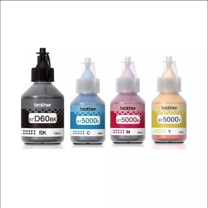 Brother Ink BTD60BK/BT5000C/BT5000M/BT5000Y แท้ 100% ไม่มีกล่อง For DCP ...