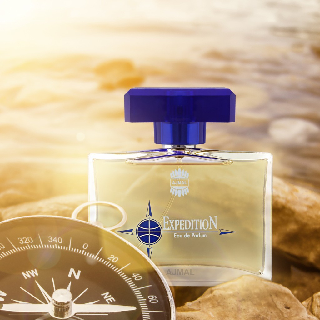น้ำหอม AJMAL EXPEDITION EAU DE PARFUM -100ML สำหรับผู้ชาย กลิ่นอำพันฟล ...