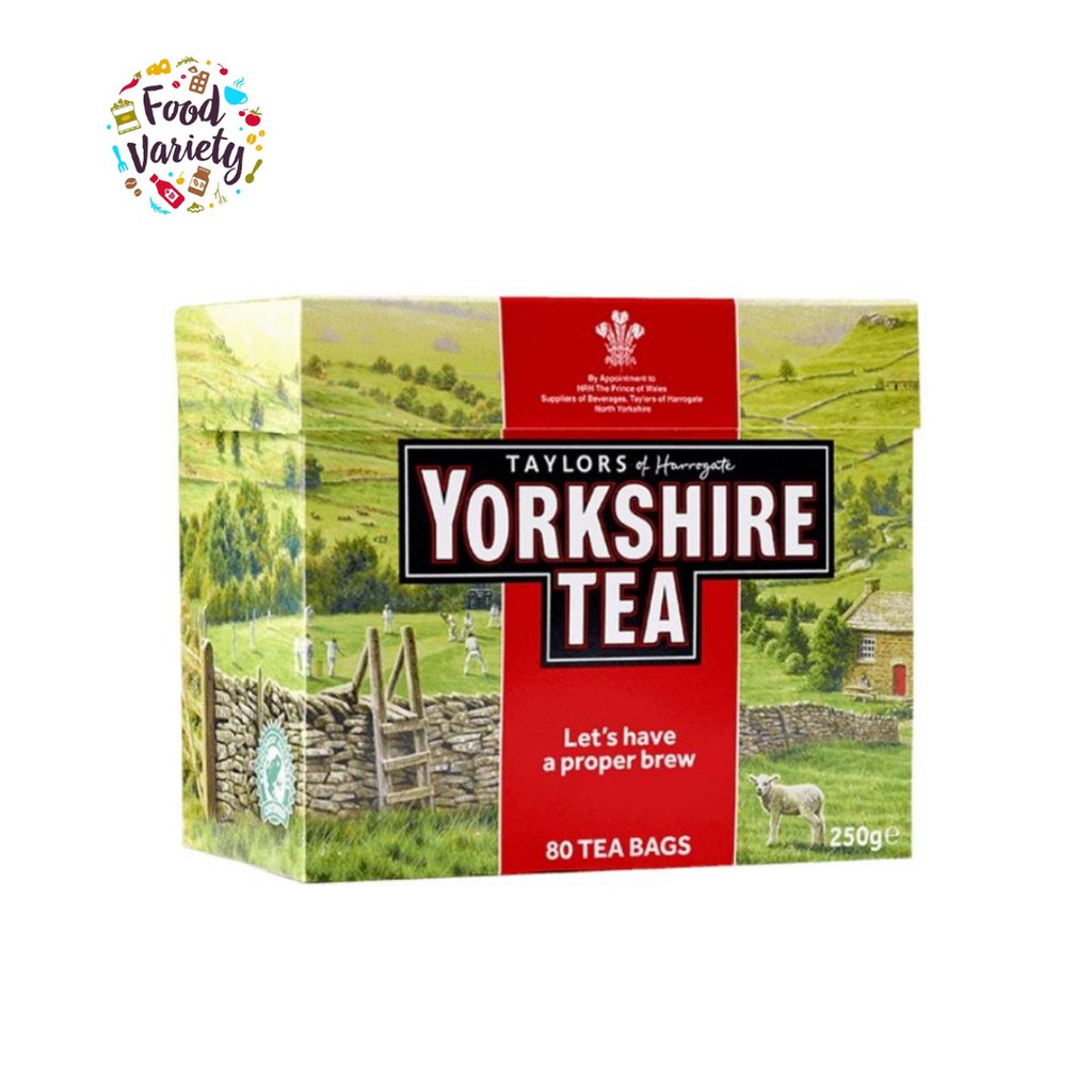 Taylors of Harrogate Yorkshire Tea 80 Tea Bags 250g เทย์เลอร์ ออฟ แฮร์ ...