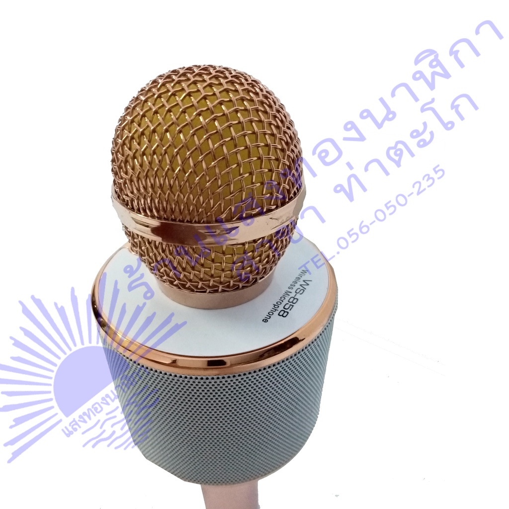 ไมค์ ไมโครโฟนลำโพง ไมค์คาราโอเกะ ยี่ห้อ WSTER รุ่น ws858 ของแท้ มีสินค้าพร้อมจัดส่ง!! | Shopee ...