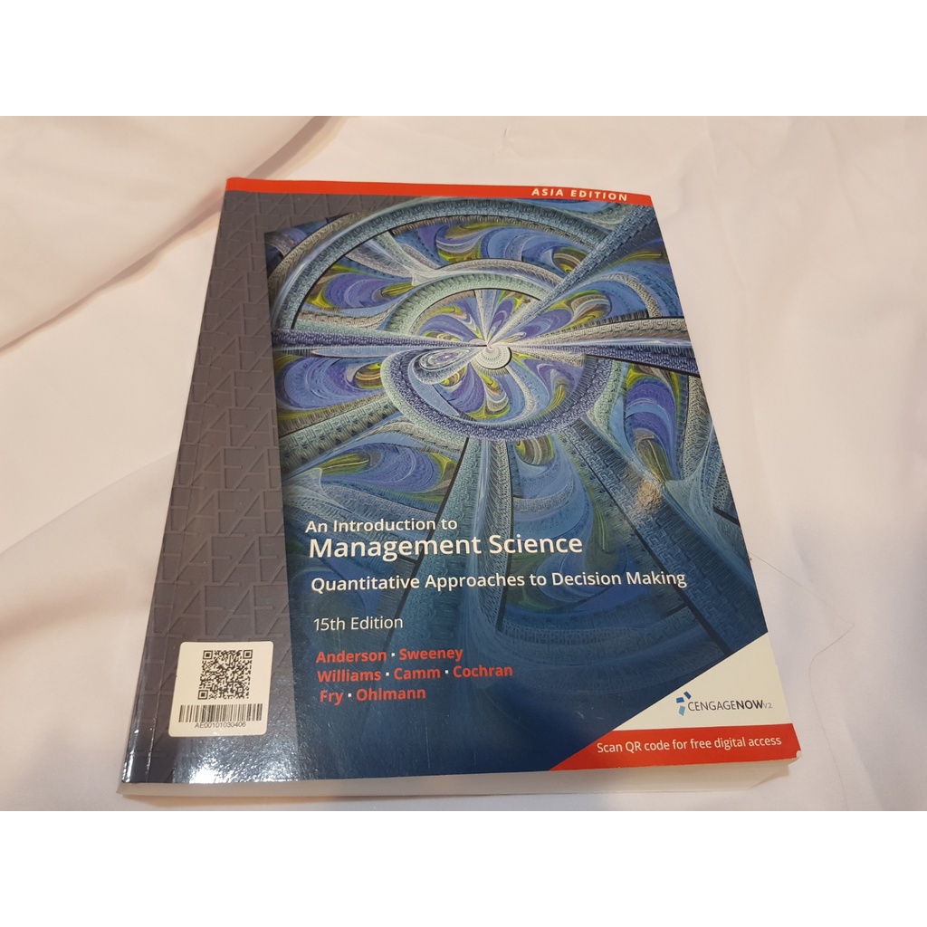 An introduction to Management Science Quantitative approaches to decision making 15th edition by ...