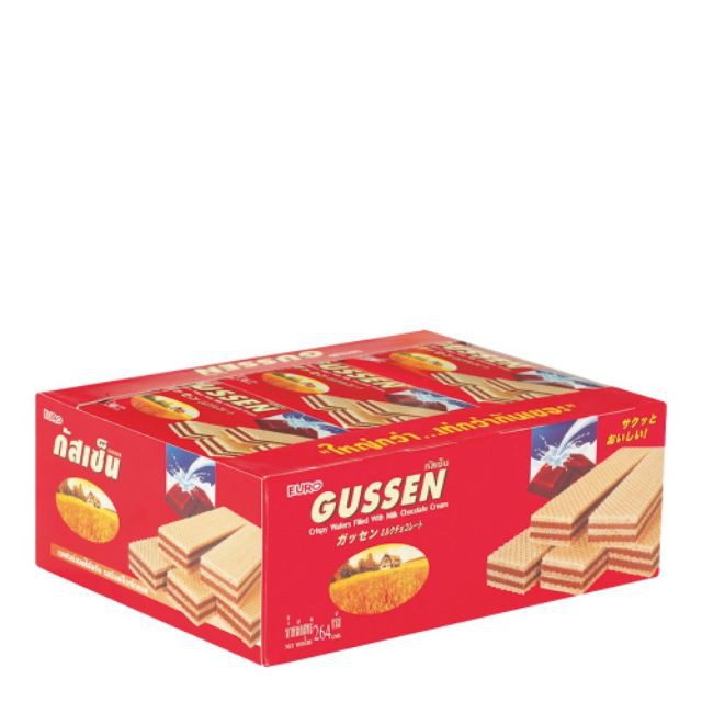 Gussen กัสเซ็น เวเฟอร์ ขนาด 22กรัม แพ็คละ12ชิ้น Wafer (สินค้ามีตัวเลือก ...