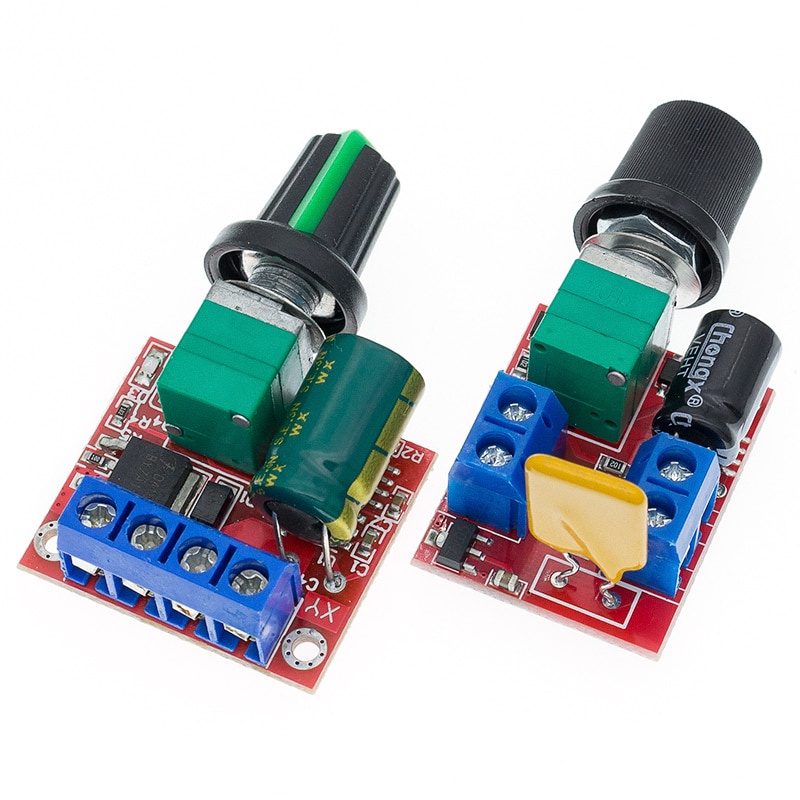 ควบคุมความเร็ว มอเตอร์ DC 4.5V-35V 5A DC Motor PWM Speed Controller ...