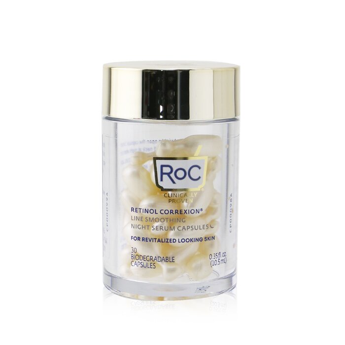 ROC - Retinol Correxion Line Smoothing Night Serum Capsules | Shopee ...