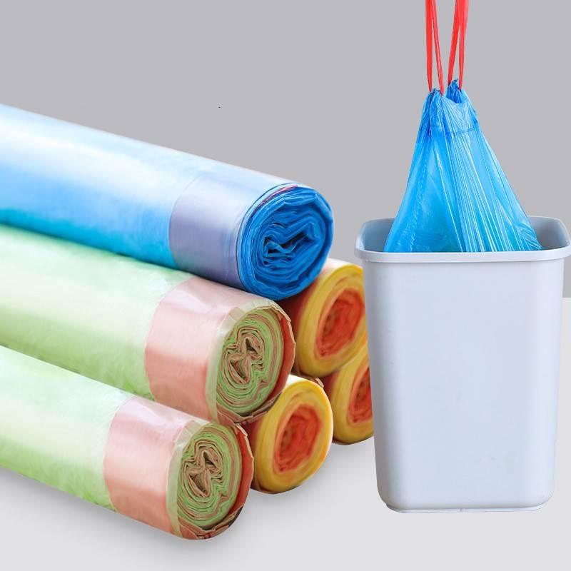 Garbage Bag Trash Bags Drawstring Garbage Bags Home Thicken Portable ...
