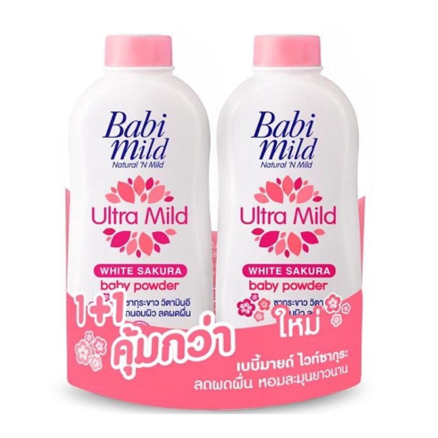 (พร้อมส่ง) BABI MILD เบบี้ มายด์ แป้งเด็ก แพ็คคู่ 380 กรัม X 2 กระป๋อง | Shopee Thailand