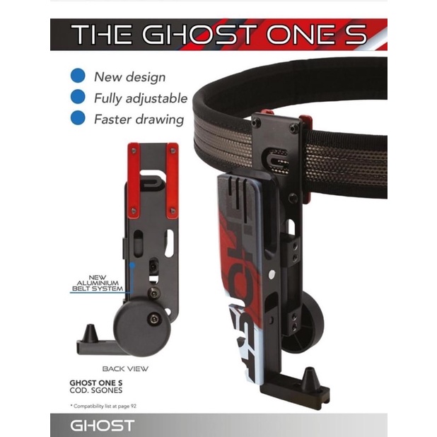 ซองปืน GHOST สำหรับ IPSC - สำหรับปืน CZ SHADOW 1,2 TS / STI - | Shopee ...