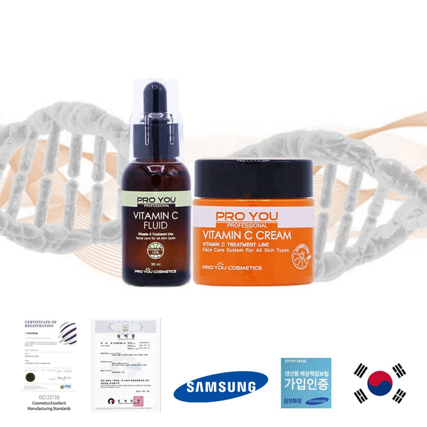 ครีม&เซรั่มวิตามินซีแท้ 15% Made in Korea (ฟอร์ม Ascorbic acid 15%) PROYOU Vitamin C | Shopee ...