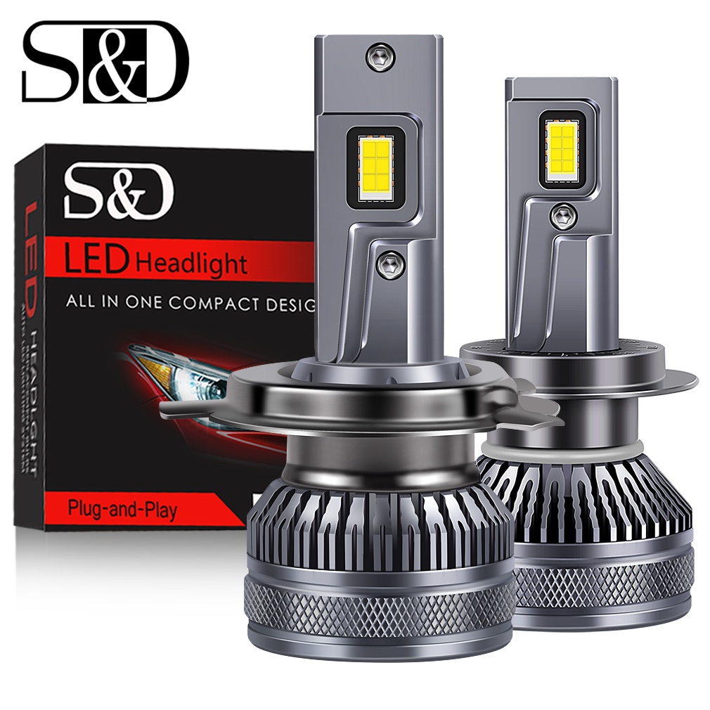 Toauto หลอดไฟหน้ารถยนต์ Led 6000K 100W H7 H4 H1 H3 H8 H11 HB3 9005 HB4 ...