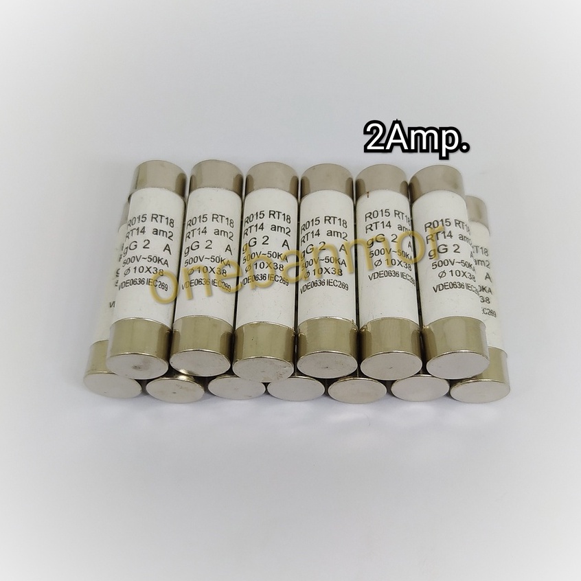 ฟิวส์เซรามิค R015 RT18 RT14 1Amp. 2Amp. 3Amp. 4Amp. 5Amp. 6Amp. 8Amp ...