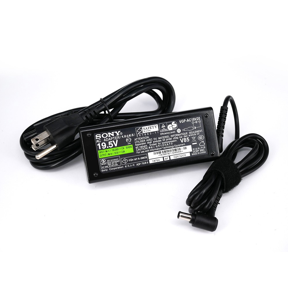 อะแดปเตอร์ SONY ADAPTER 19.5V/3.9A,ขนาด Jack dc: 6.5*4.4mm ทรงยาว ...