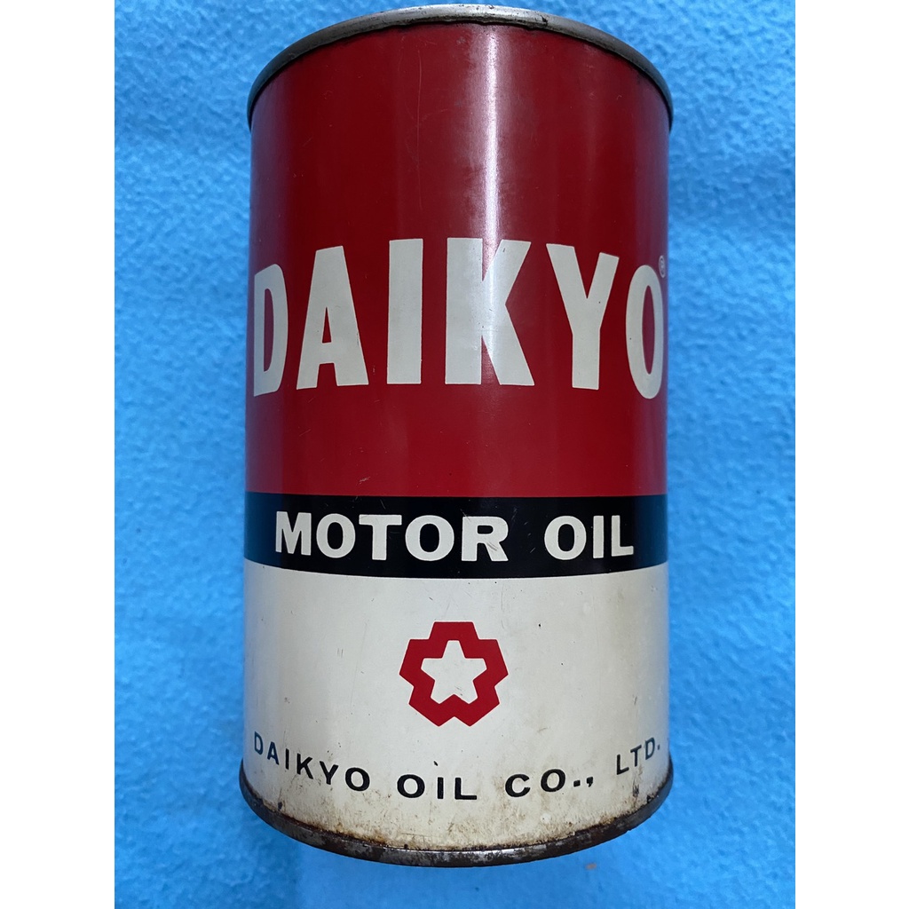 DAIKYO OIL MOTOR OIL SAE 30 น้ำมันไดเกียวสีแดงรุ่นเก่ามากกระป๋องเหล็ก ...