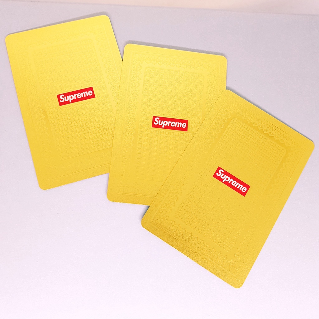 ไพ่ฟอยล์เคลือบทอง ( Supreme play card ) | Shopee Thailand