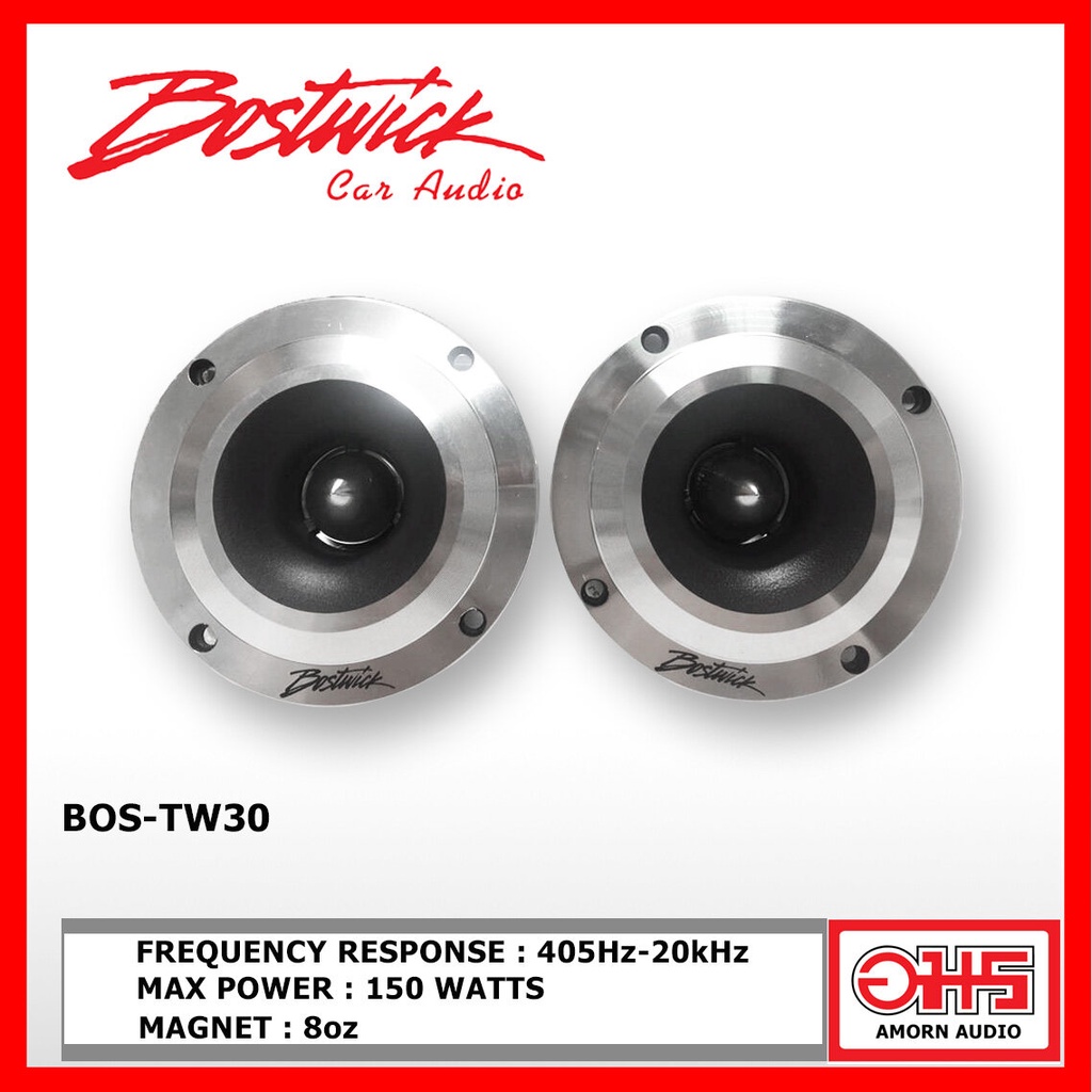 BOSTWICK BOS-TW30 ทวิตเตอร์ ลำโพงรถยนต์ เครื่องเสียงรถ AMORNAUDIO อมรออดิโอ yUjt | Shopee Thailand