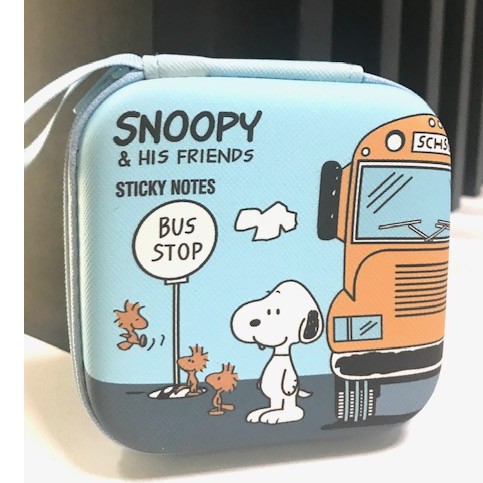 กล่องใส่ Power bank , HDD , หูฟัง , เอนกประสงค์, Size M ลาย SNOOPY BUS ...