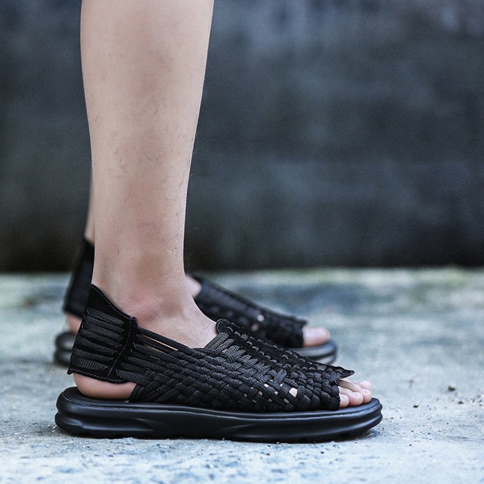 รองเท้าแตะรัดส้น สไตล์ Chubasco Sandals SD49 ชาย หญิง - Black (พร้อมส่ง ...