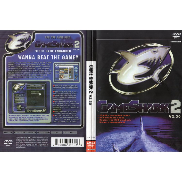 GAME SHARK 2 [PS2 US : CD 1 Disc] | Shopee Thailand