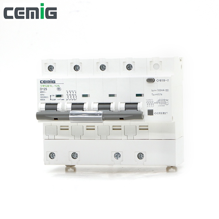 Cemig SMGB1L-125 Miniature Leakage Circuit Breaker MCB Phase Line ...