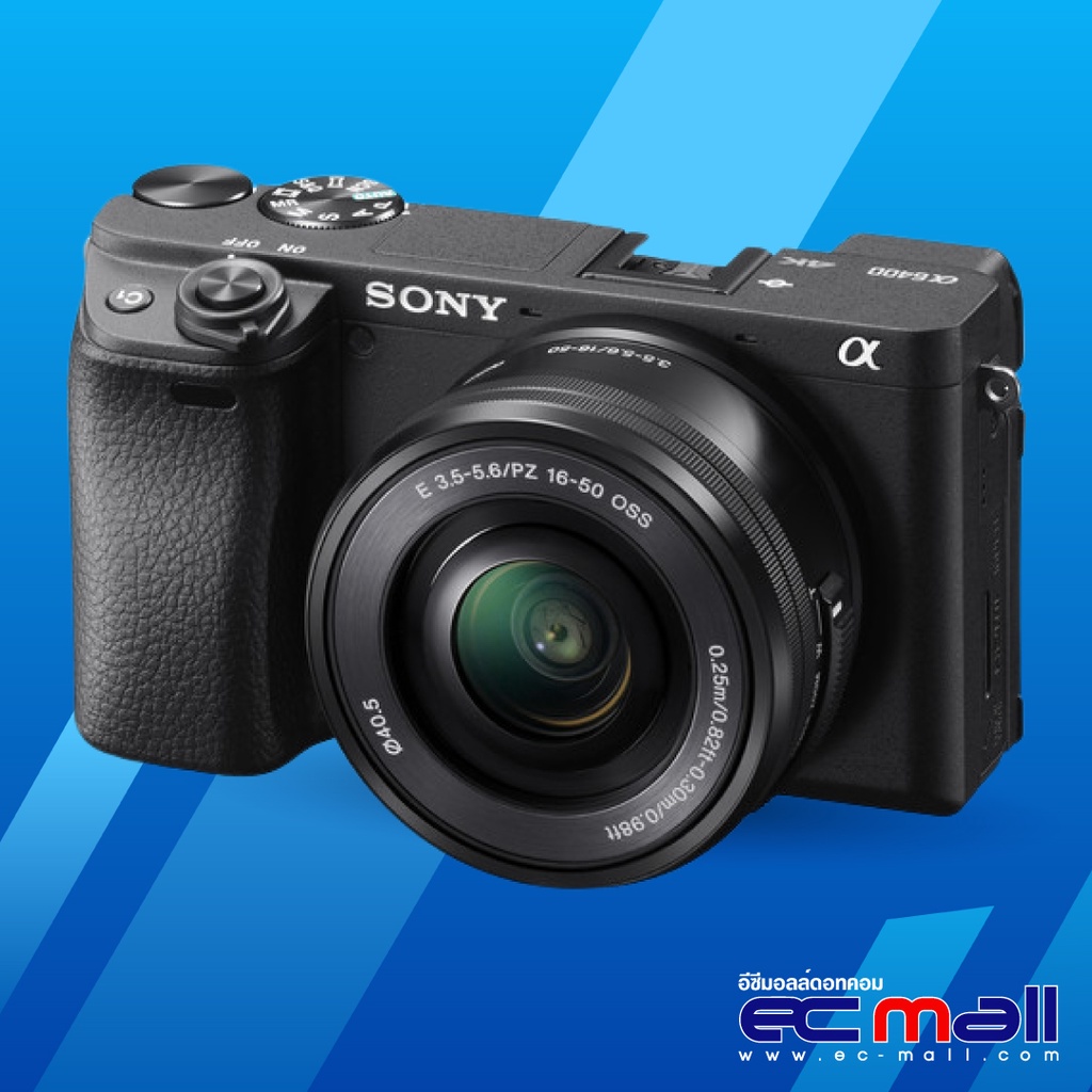 Sony Camera A6400 kit lens 16-50mm (ประกันศูนย์) | Shopee Thailand