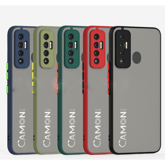 เคสโทรศัพท์มือถือแบบแข็ง กันกระแทก กันรอยเลนส์กล้อง สําหรับ Tecno Camon ...