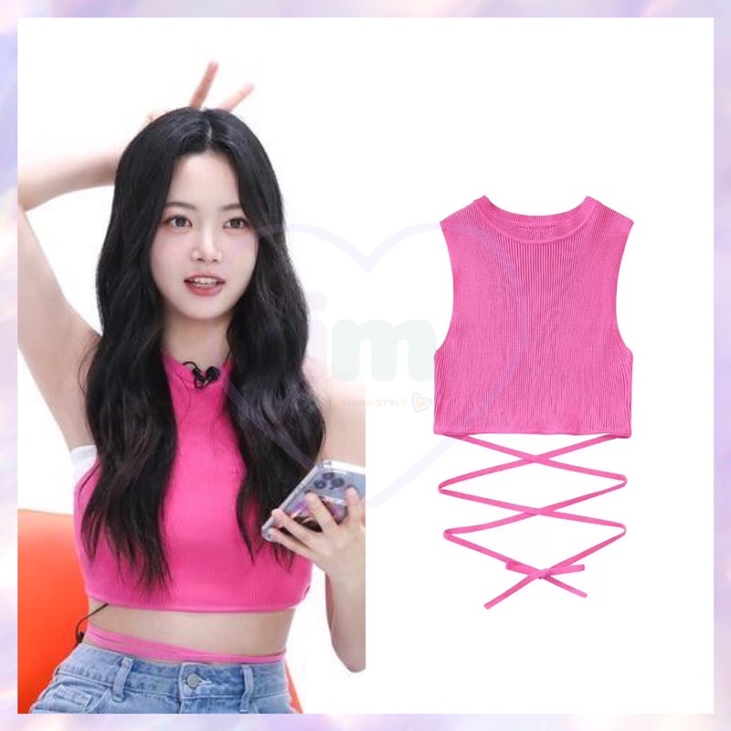 Preder เสื้อครอปแบบ le sserafim อีนแช | Shopee Thailand