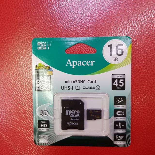 Micro SD HC.Card UHS-1 CLASS (10) มีในตัว 16 GB ใช้สำหรับโทรศัพท์มือถือ ...