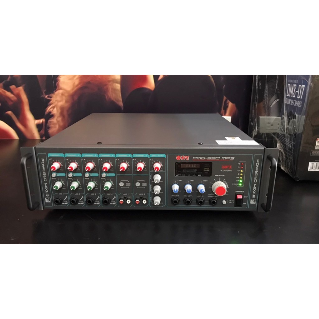 เครื่องขยายเสียงเพาเวอร์มิกเซอร์NPE PMD-550MP3 POWER MIXERสินค้ารับประกัน 1 ปี | Shopee Thailand