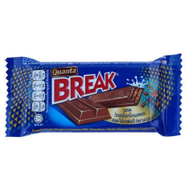 (แพ็ค24ห่อ)ช็อกโกแลต Quanta BREAK 3F | Shopee Thailand