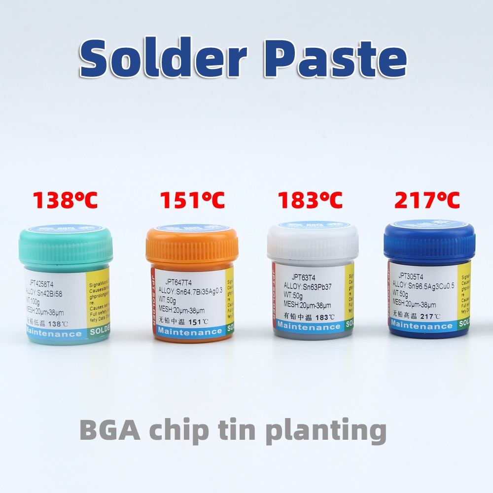 SMT Solder Paste 50g Bottled with A Variety of Alloys. Solder, Medium ...