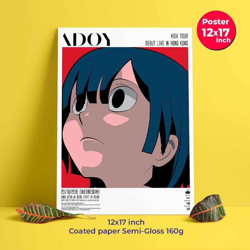 ADOY Poster Tour & Live Concert 12x17 inch โปสเตอร์ทัวร์ อะดอย วงซิน ...