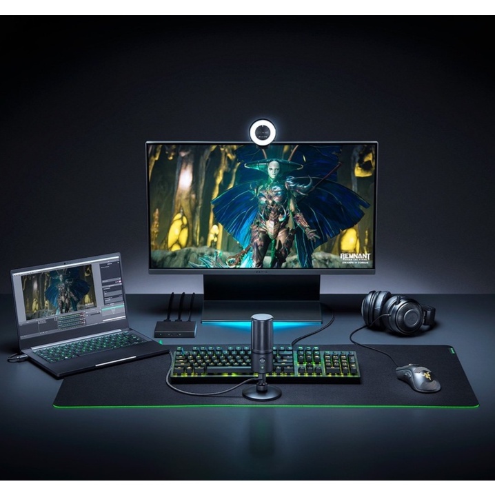 RAZER Kiyo : Ring Light 1080P กล้องเว็บแคม มีไฟ Webcam FULL HD | Shopee ...