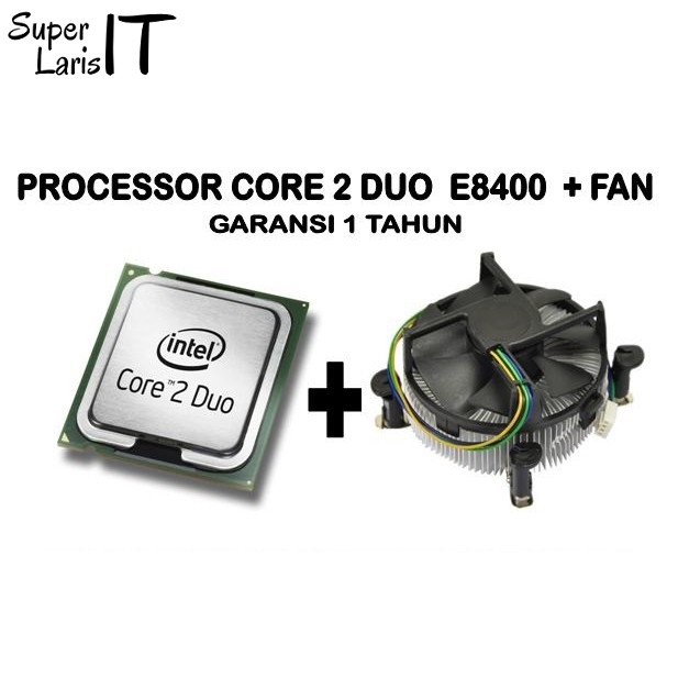 พัดลมโปรเซสเซอร์ Intel Core 2 Duo E8400 8400 3.0GHz LGA 775 TRAY ...