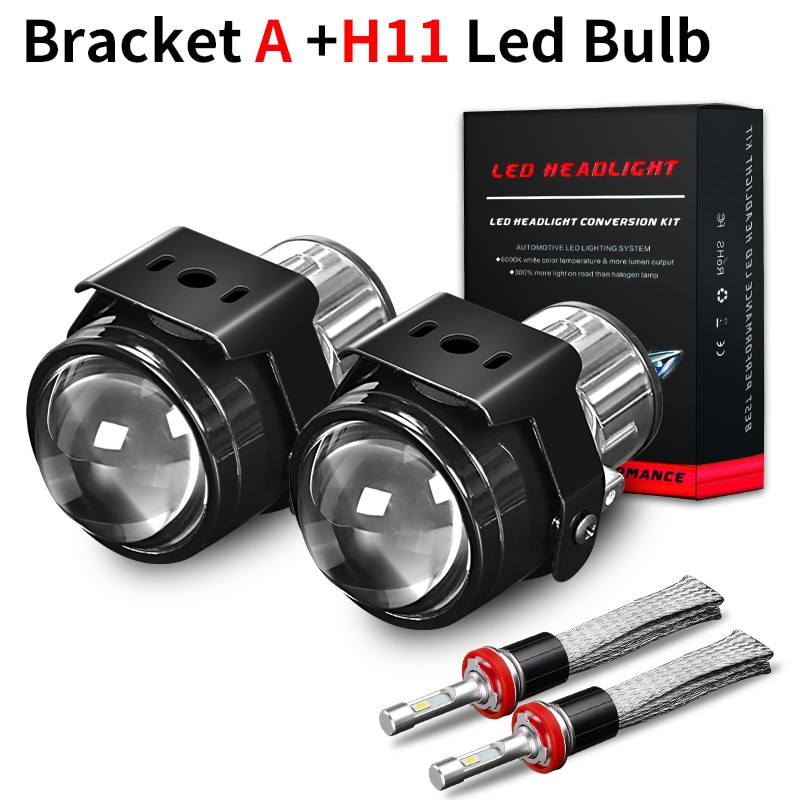 ☸﹉Metal 2.5 Inch Bi-Xenon HID Auto Car-Styling Fog Light Projector Lens ...