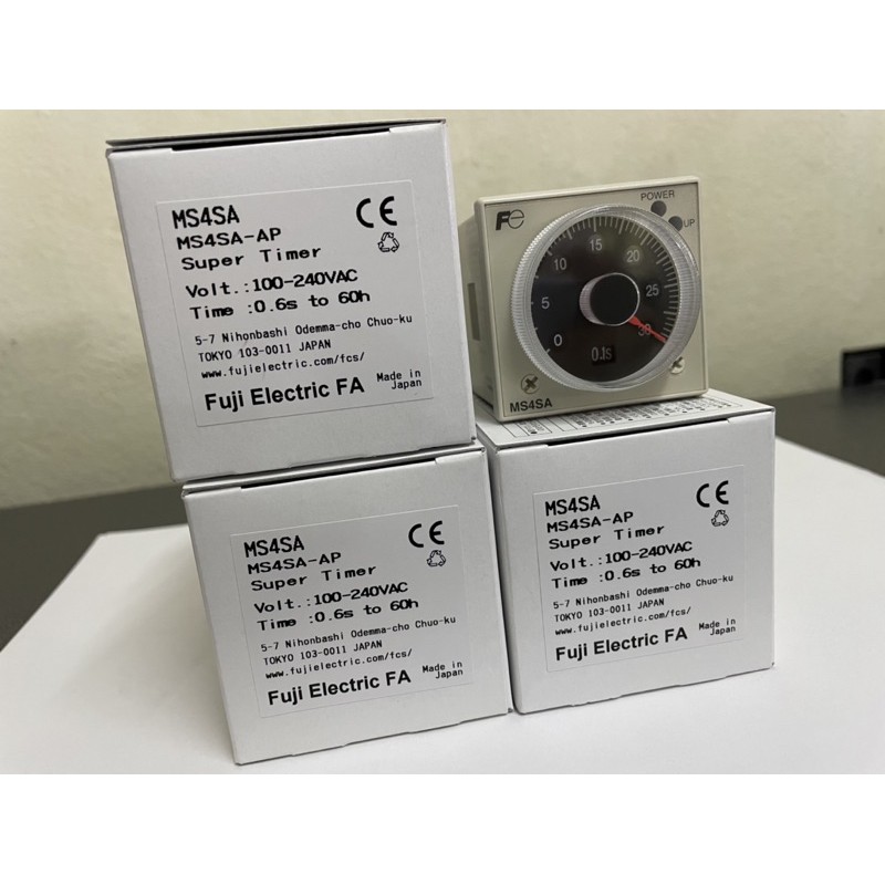 Timer Fuji MS4SA-AP 100-240 VAC | Shopee Thailand