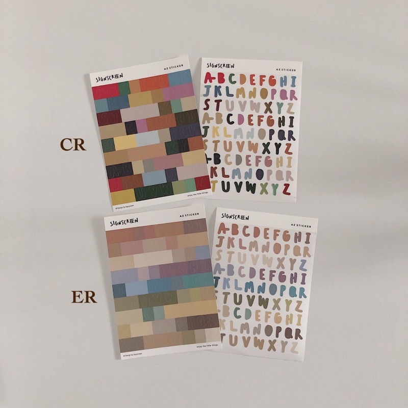 AZ STICKER V.2 A6 มี 2 แบบ | Shopee Thailand