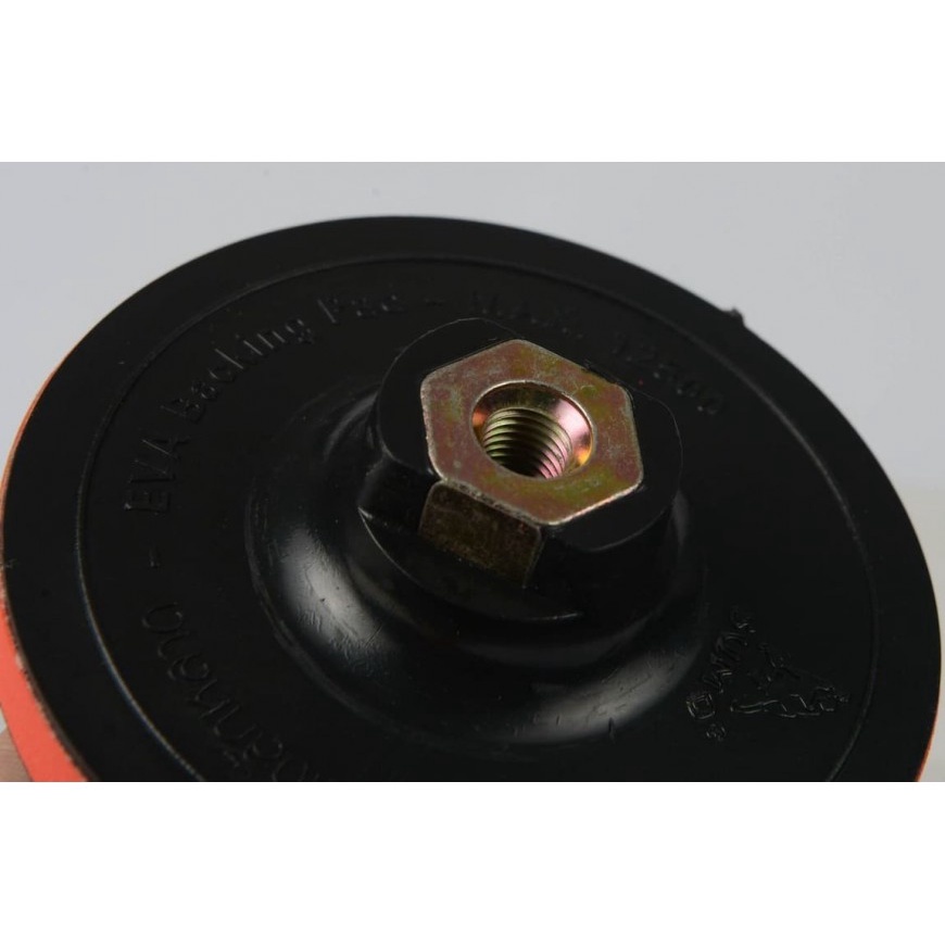 แป้นหลังสักหลาด sumo ขนาด 4 นิ้ว เกลี่ยว M10x1.50mm EVA backing pad 4 ...