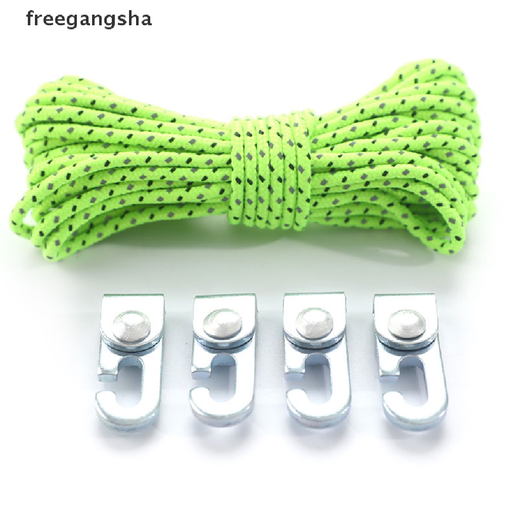 [FREG] Automatic Lock Hook Self-locking Free Knot Easy Tighten Rope Kit ...