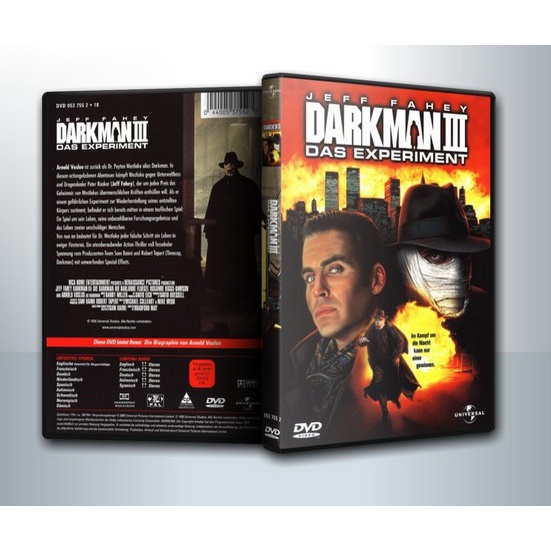 [ DVD Movie มีปก+สกรีนแผ่น-ไม่มีกล่อง ] Darkman III ดาร์คแมน 3 พลิกเกม ...
