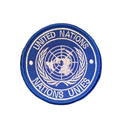 United Nation Complete Un United Nations U.N. Badge Pvc Tactical Army ...