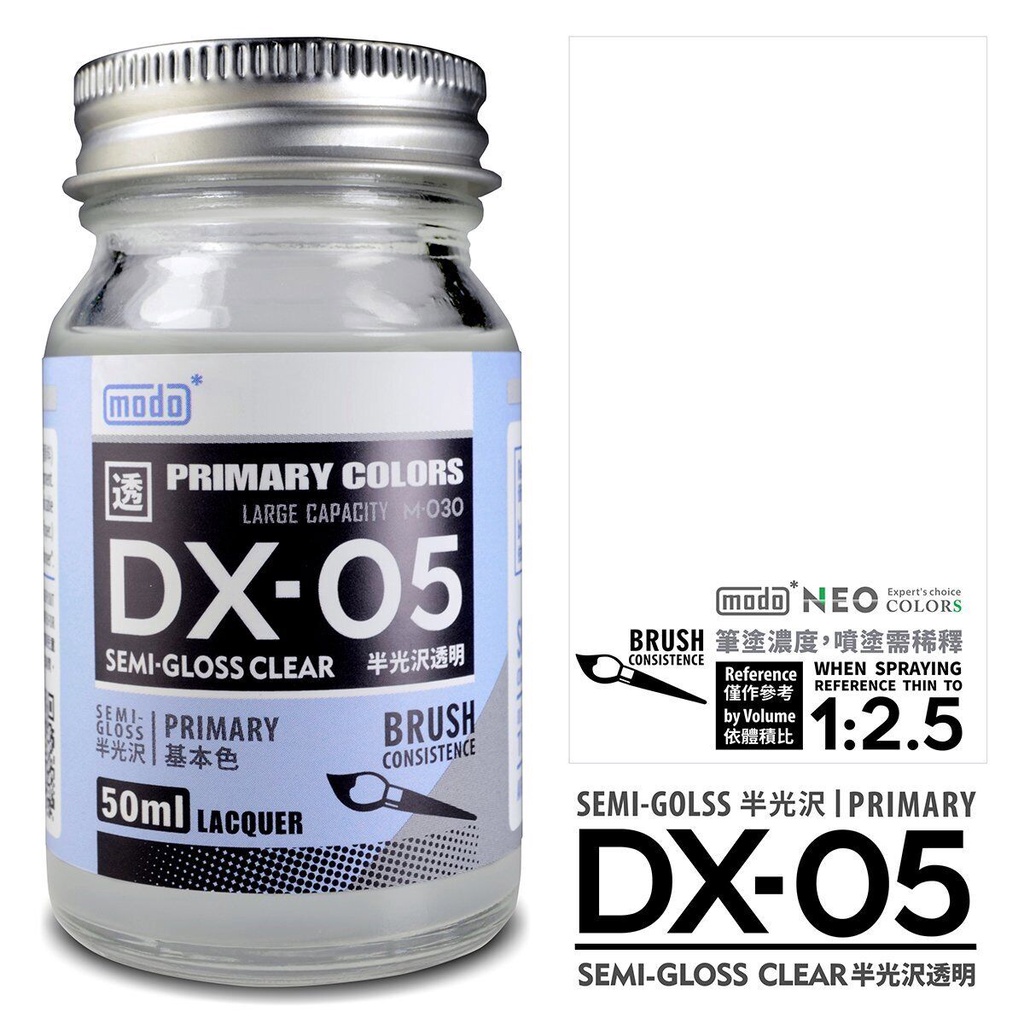 modo NEO Primary Color DX-05 Semi-Gloss Clear 50ml | Shopee Thailand