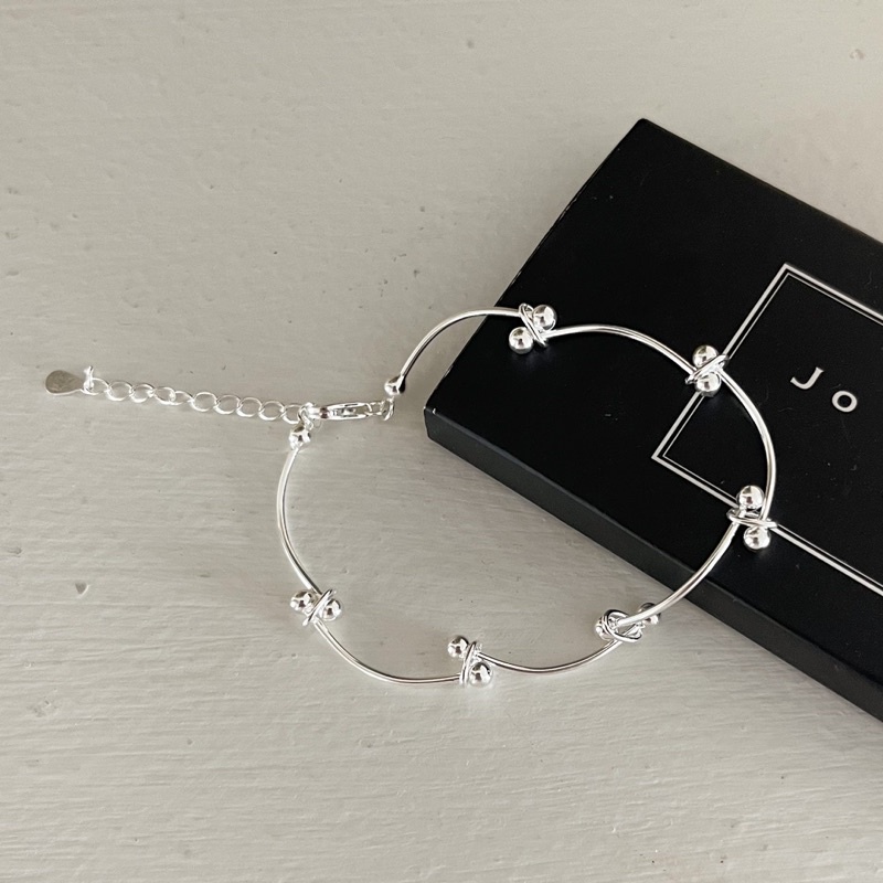 A.piece กำไลเงินแท้ [all silver 925] Berry bracelet | Shopee Thailand