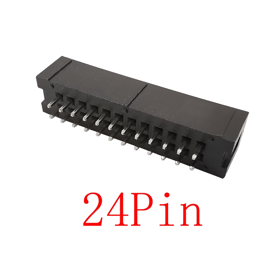 100Pcs DC3 Header Straight Pin PCB Connector DC3 6-50P 2.54mm Pitch Double-spaced ISP Male ...