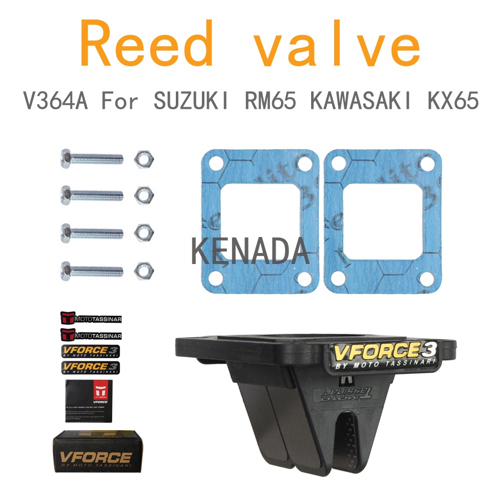 รถจักรยานยนต์ VFORCE V364A Reed Valve Kit สำหรับ SUZUKI RM65 KAWASAKI ...